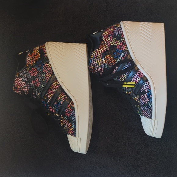 adidas | Shoes | Nwt Adidas Originals Superstar Ellure Wedge Shoes ...